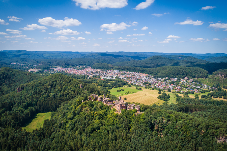 Ville de Dahn, où le Palatinat est encore plus beau.
